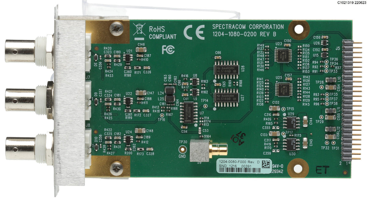 Spectracom Securesync 1204-1C 3x 10MHz Sine Wave GPSDO Expansion Optio ...