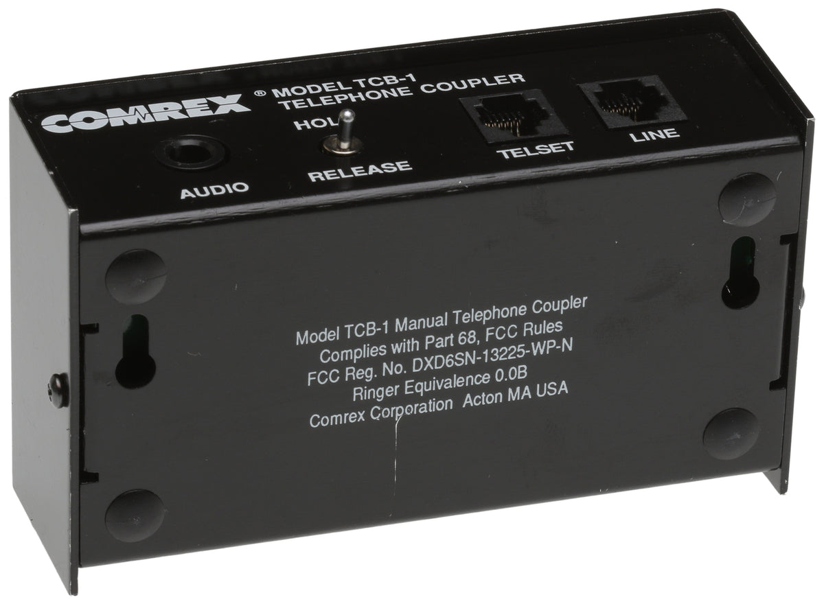 Comrex TCB-1 Telephone Audio Coupler Transmit/Receive Audio To/From PO ...